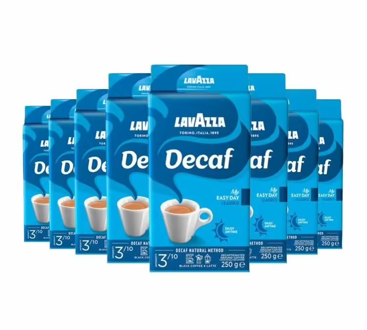 Lavazza Decaf Ground Coffee 8 X 250g - MaxiCoffee