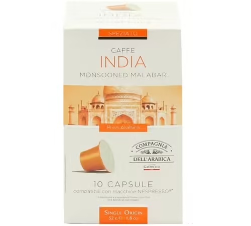 10 Nespresso* Original Compatible Capsules Malabar Monsooned India â ...